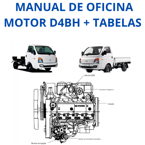 Manual de Serviço motor D4BH TCI 2.5 - D4BH (2.5TCI) HR HYUNDAI E KIA ...
