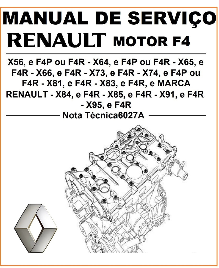 MANUAL DE SERVIÇO MOTOR FR RENAULT F4R – 1001manuais
